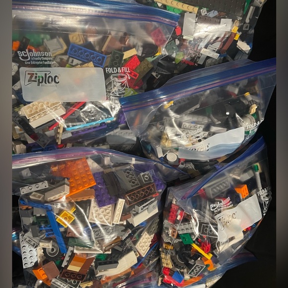 Lego | Toys | Loose Legos In Bulk 2 Lb Gallon Size Ziplock Bag | Poshmark